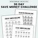 30 Day No Spend Challenge Printable No Spend Tracker 30 Day Savings ...