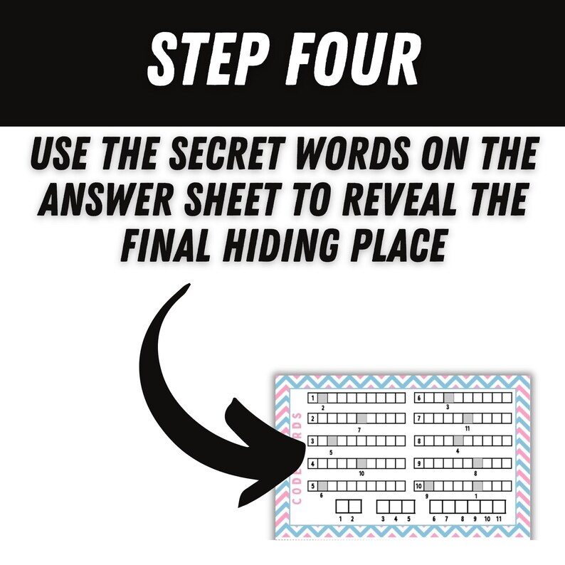 Gender Reveal Scavenger Hunt Printable Gender Reveal Clues Baby Gender ...