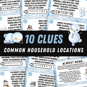 Winter Scavenger Hunt Printable Snowman Scavenger Hunt for Kids Winter ...