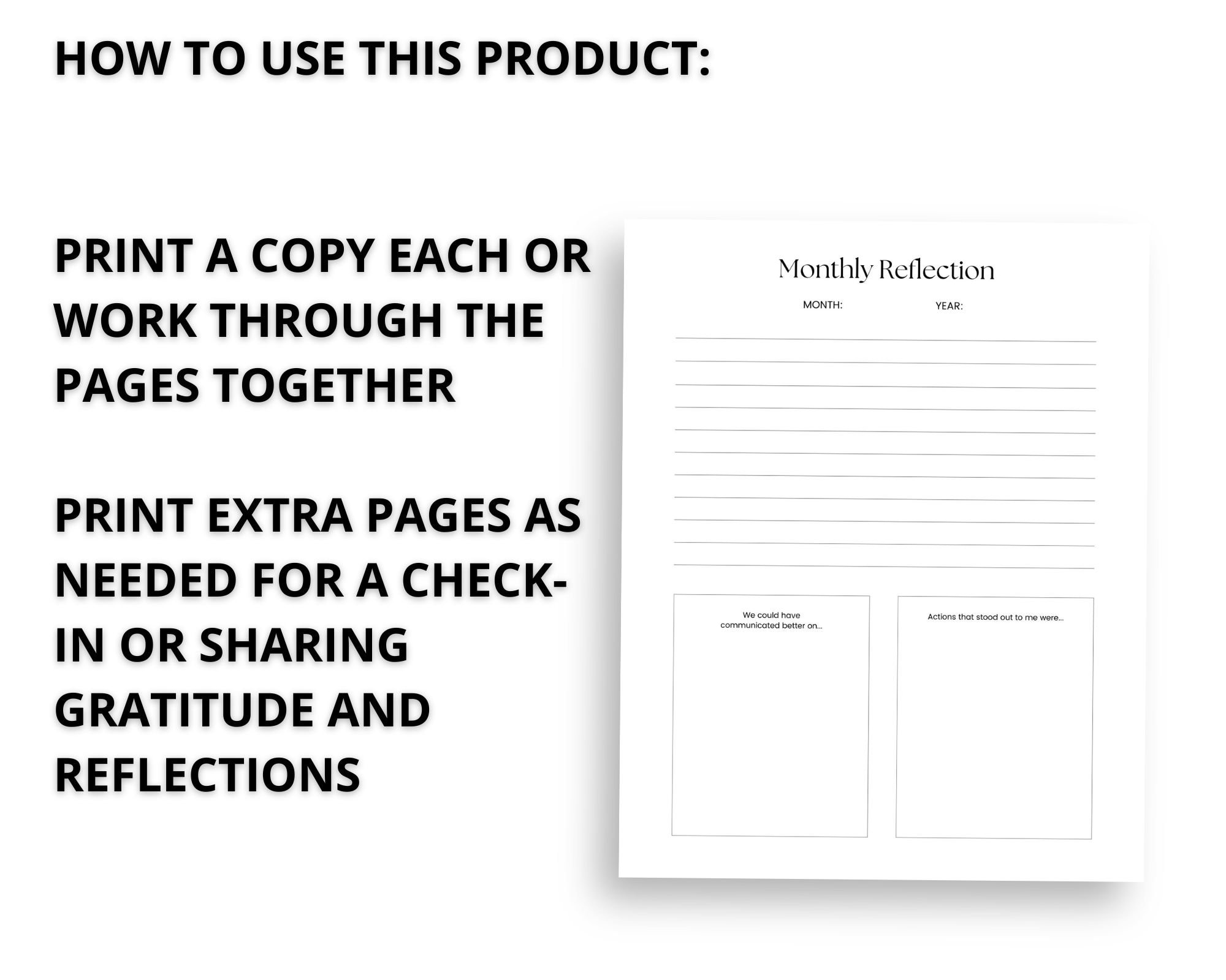 Couple Journal Printable Couple Planner, Couples Journal, Couple ...