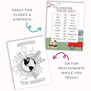 Airplane Activity Bundle Printable Airplane Kids Activities Plane ...