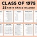 50th Reunion Games Printable Class of 1975 Games Graduated in 1975 ...