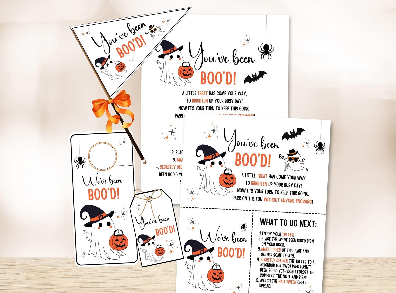 You've Been Boo'd Printable Halloween Kit You've Been Booed Printable ...