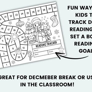 Reading Trackers for Kids Printable Kids Reading Tracker Bundle Reading ...