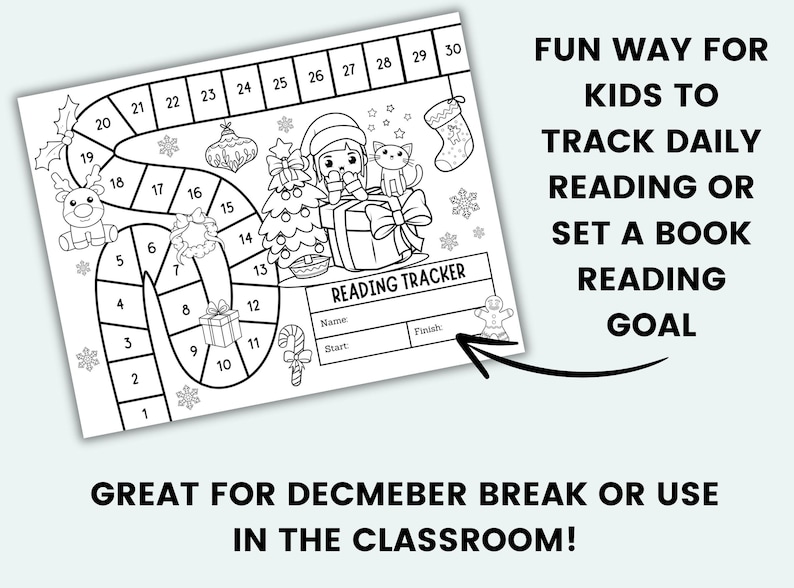 Reading Trackers for Kids Printable Kids Reading Tracker Bundle Reading ...