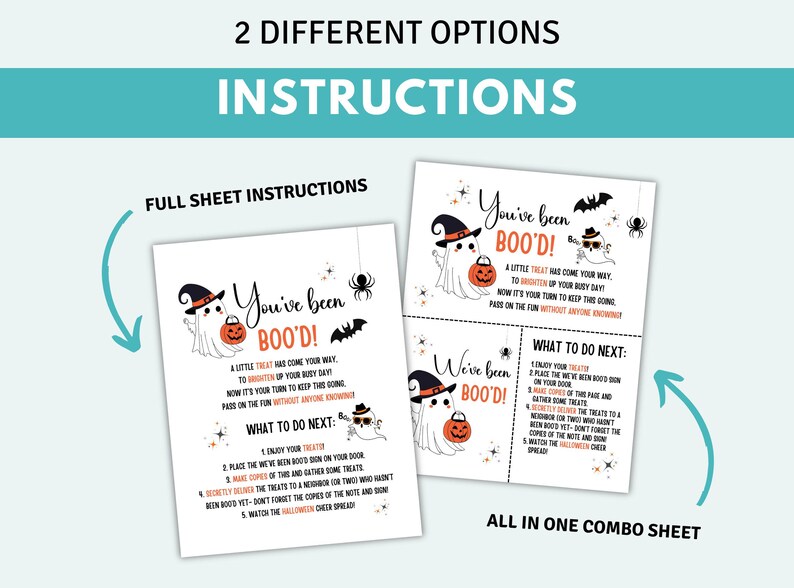 You've Been Boo'd Printable Halloween Kit You've Been Booed Printable ...
