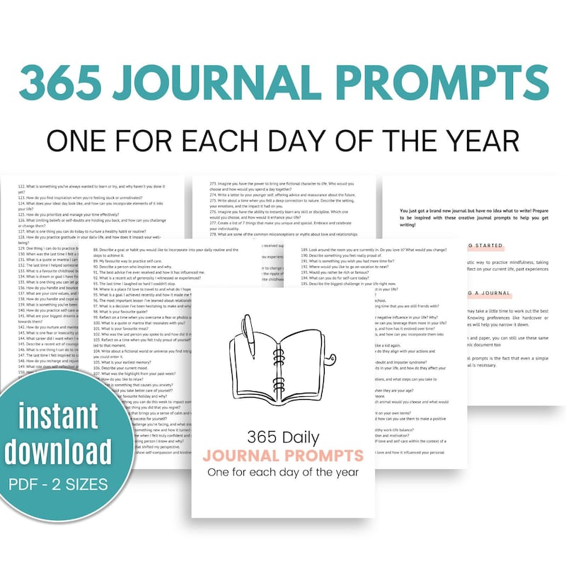 Guided Journal - Etsy