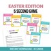 Easter Unscramble Game Printable Easter Game for Kids Easter Word ...