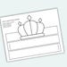 Princess Paper Crown Printable Prince Crown Printable Crown Headband ...