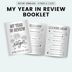 My Year in Review Activity Printable New Years Activities Kids Year in ...