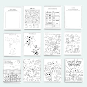 Seasonal Activity Bundle Printable Seasonal Activities Printable 4 ...