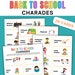 Back to School Charades Game Printable Icebreaker Game for Kids First ...