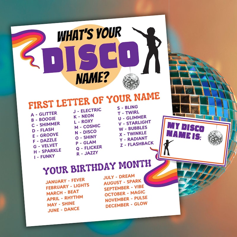 Name That Dance Game - Etsy