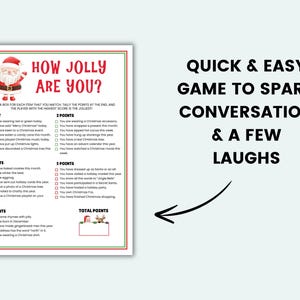 How Jolly Are You Game Printable Christmas Game Christmas Party Game ...