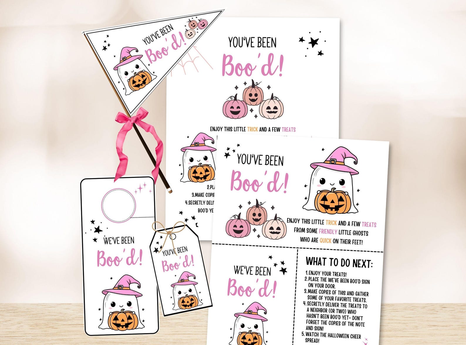 You've Been Boo'd Printable Halloween Kit You've Been Booed Pinkoween ...