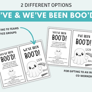 You've Been Boo'd Printable Office Version You've Been Booed Halloween ...