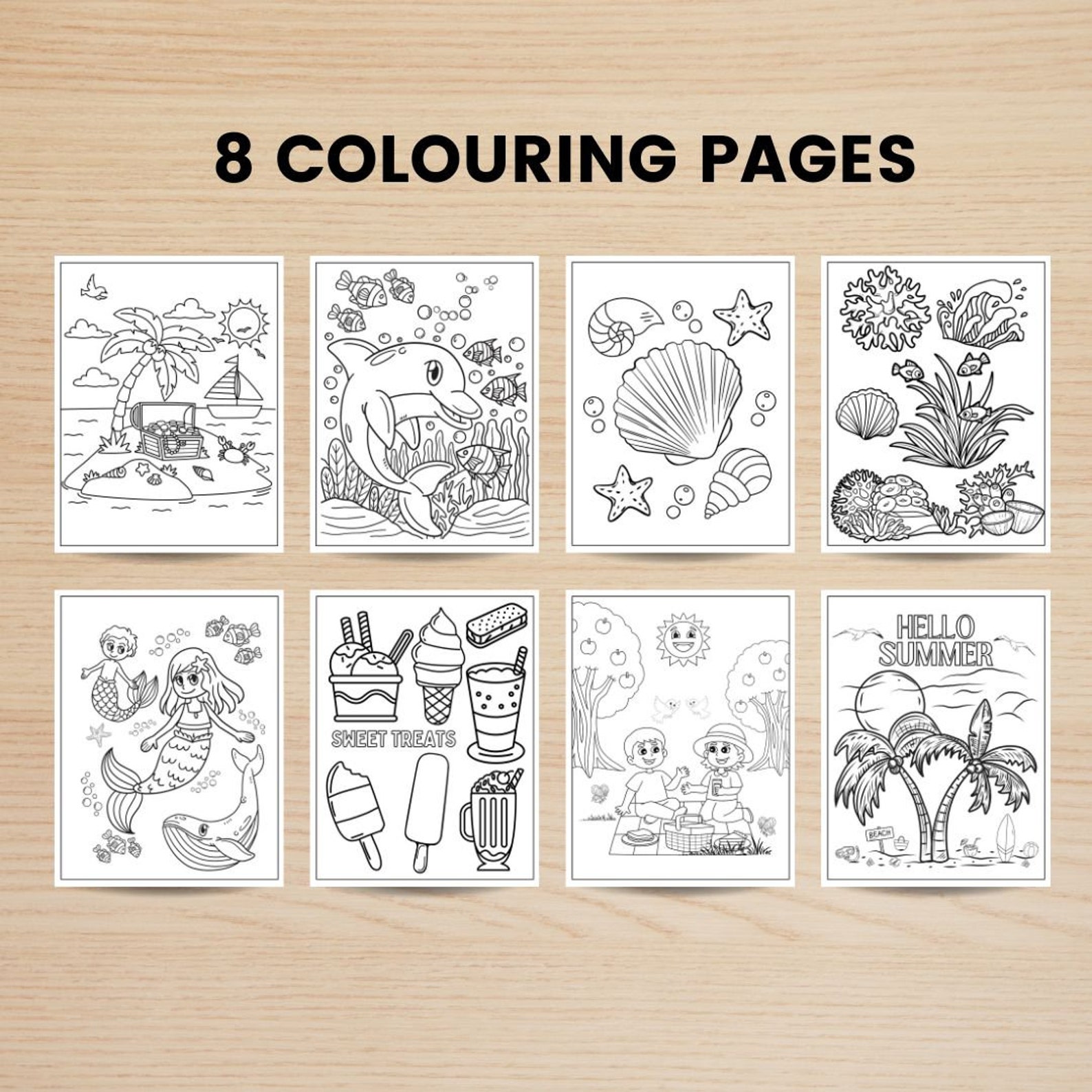 Summer Activity Bundle Printable Summer Kids Activities Summer ...