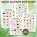 Nature Scavenger Hunt Bundle Printable Scavenger Hunt for Kids Camping ...
