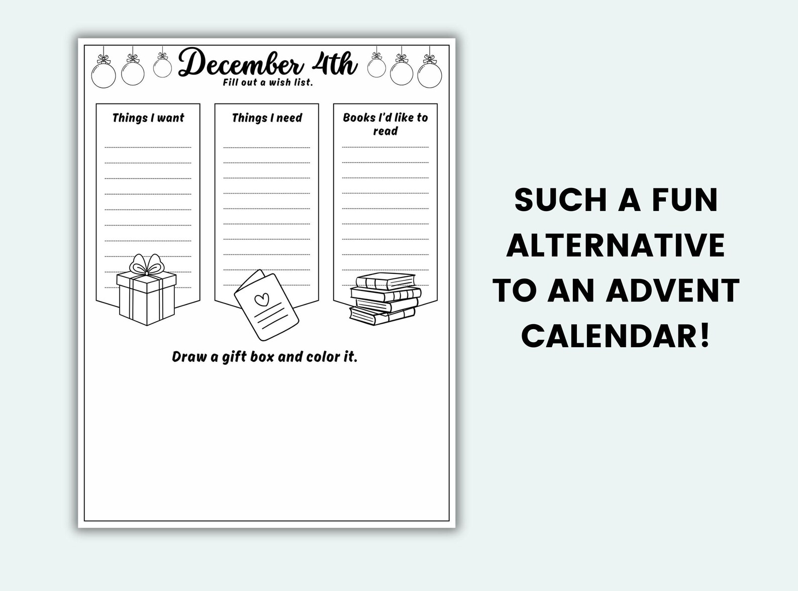 Christmas Countdown Activity Book Advent Activity Book Advent Countdown ...