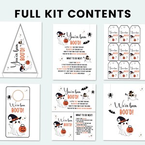 You've Been Boo'd Printable Halloween Kit You've Been Booed Printable ...