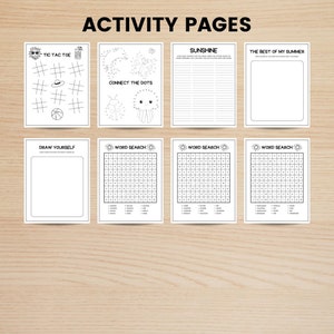 Summer Activity Bundle Printable Summer Kids Activities Summer ...