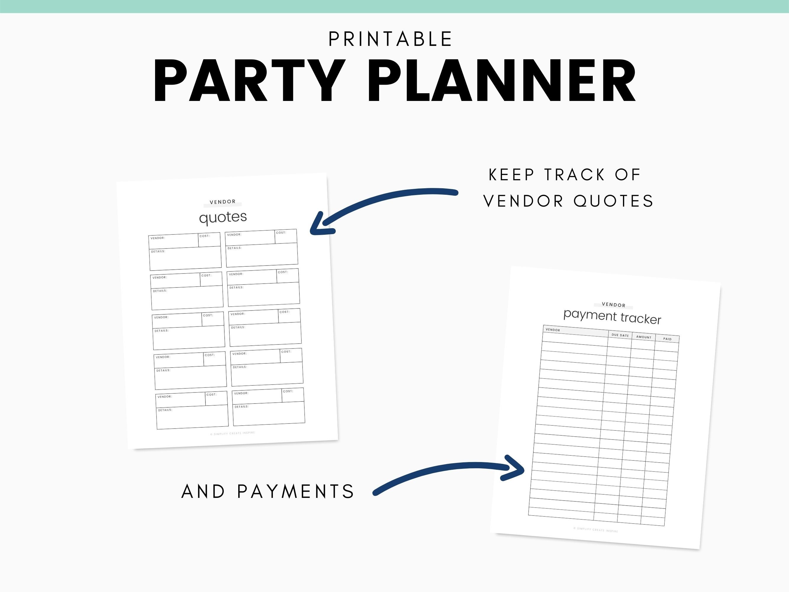 Printable Event Planner Party Planner Birthday Planner Event Etsy printable-event-planner-party-planner-birthday-planner-event-etsy