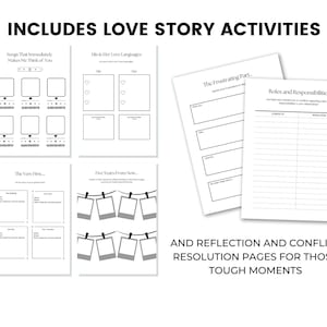 Couple Journal Printable Couple Planner Couples Journal Couple Journal ...