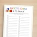 Back to School A to Z Race Game First Day of School Activity Printable ...