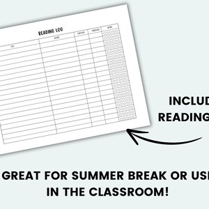 Space Reading Challenge Reading Tracker for Kids Printable Book Tracker ...