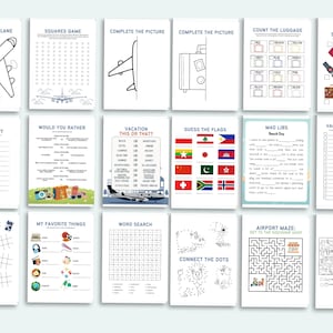 Airplane Activity Bundle Printable Airplane Kids Activities Plane ...