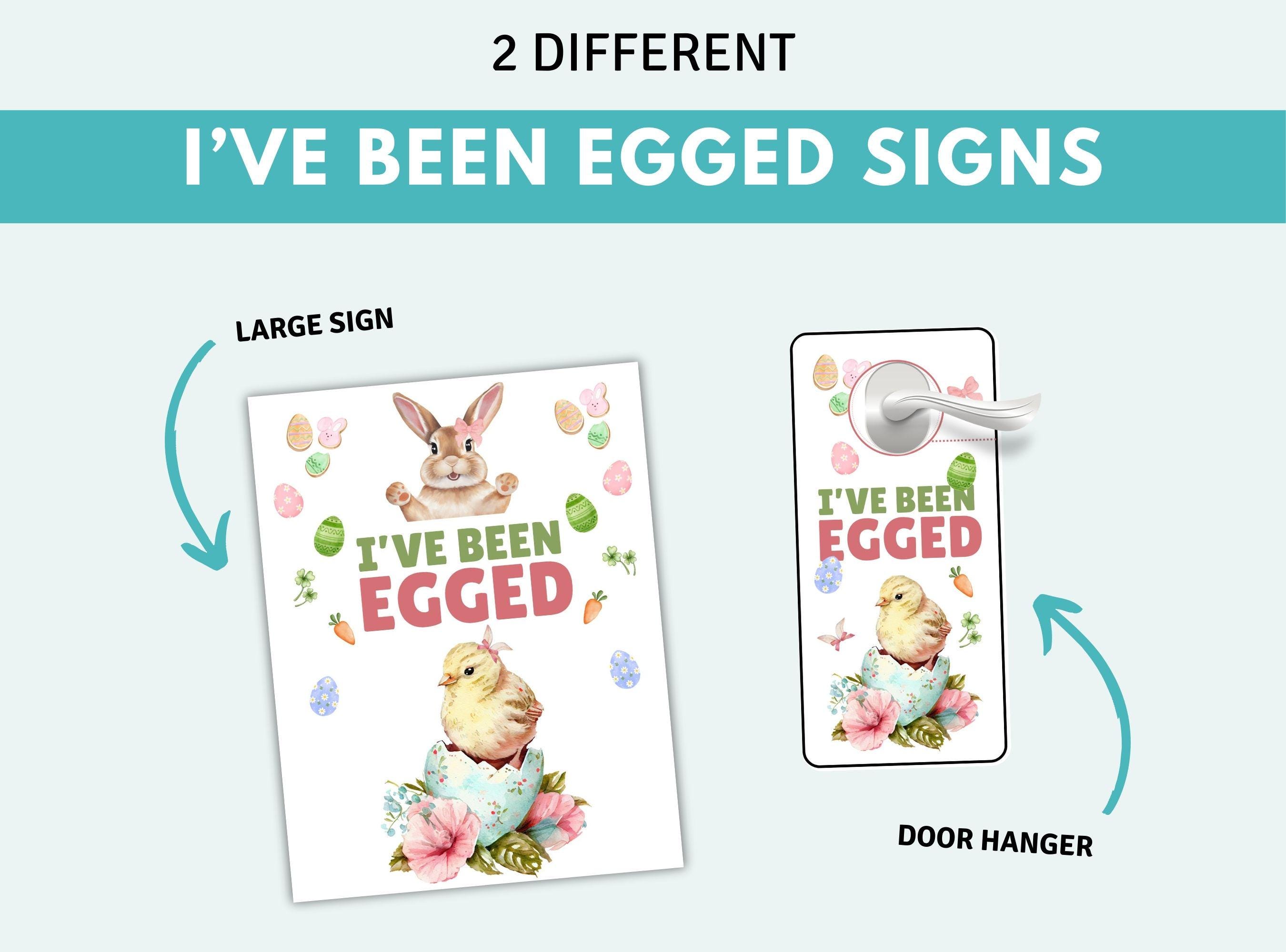 You've Been Egged Easter Game Printable Easter Game I've Been Egged ...
