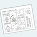 Camping Bookmarks Printable Coloring Bookmarks for Kids Printable ...
