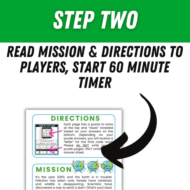 Earth Day Escape Room for Kids Printable Escape Room Party Earth Day ...