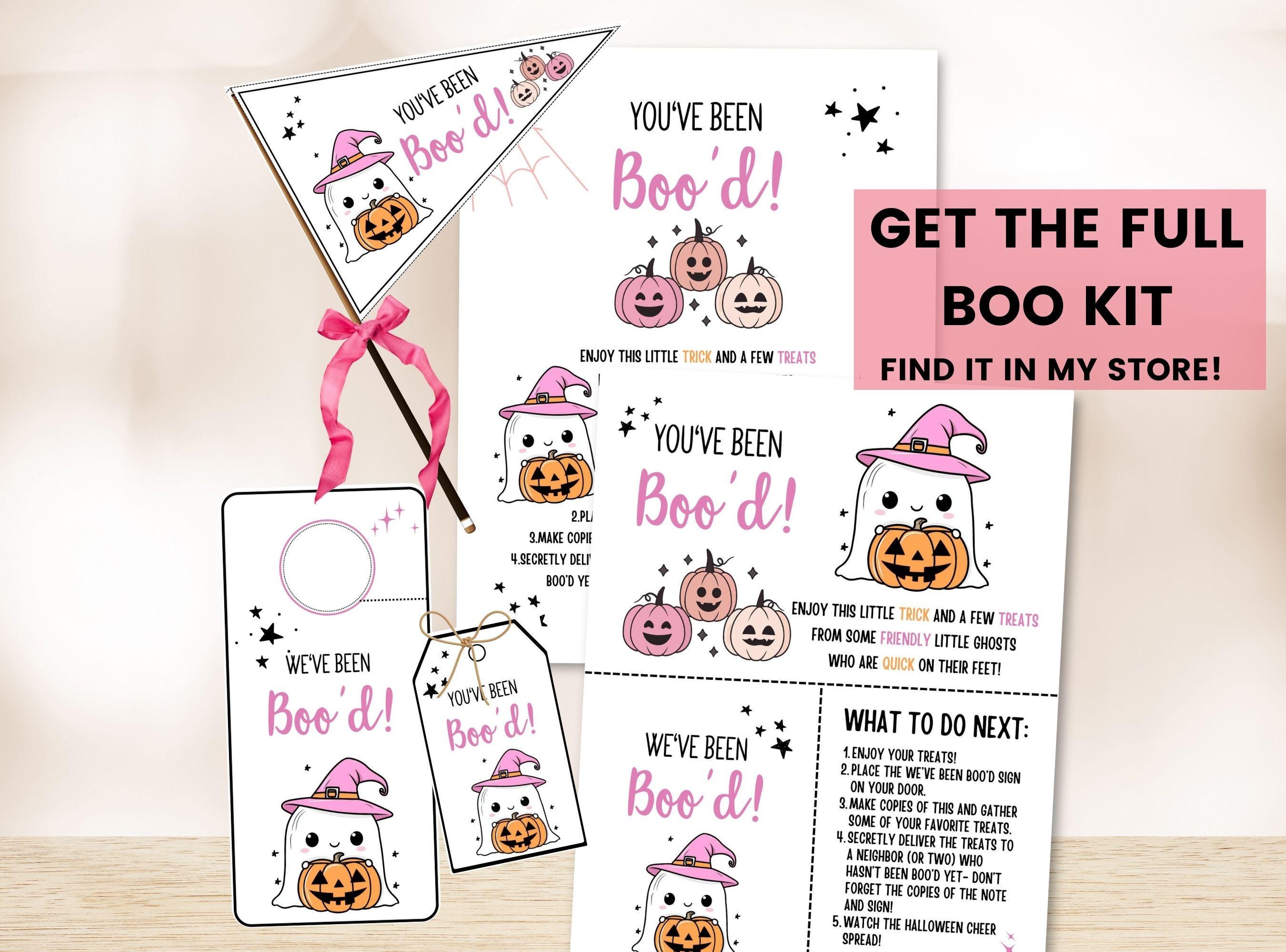 You've Been Boo'd Tag Printable Halloween You've Been Booed Tag ...
