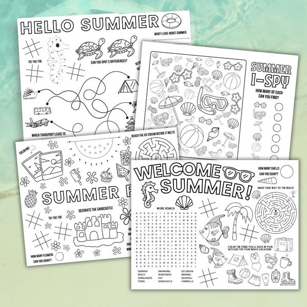 Kids Placemats - Etsy