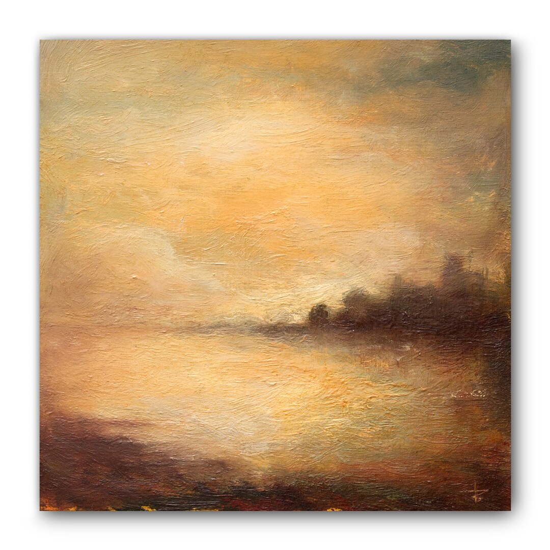 Oil Painting 6x6 in - ORIGINAL - Landscape - UNFRAMED - Painting by ...