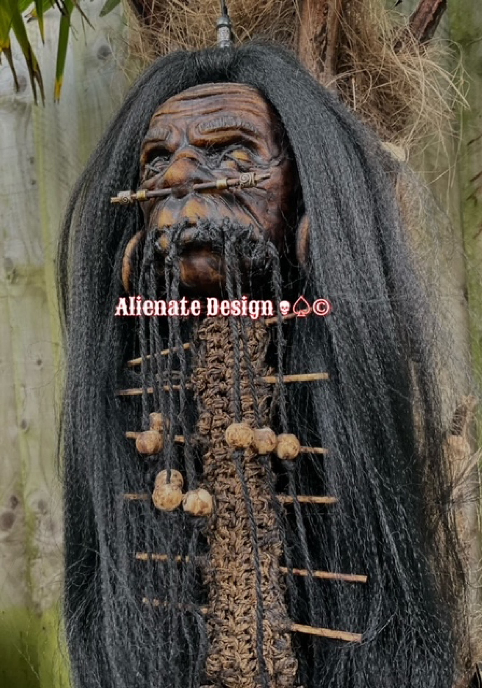 SHRUNKEN HEAD. Tsantsa. Skull. Jivaro. Postage to USA Includes Prepaid ...