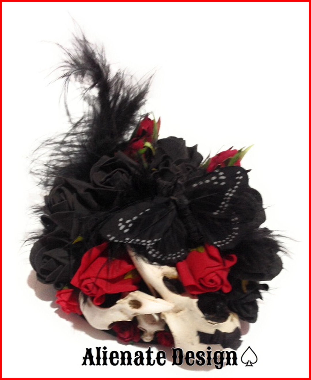 BIRD SKULL FASCINATOR - Etsy