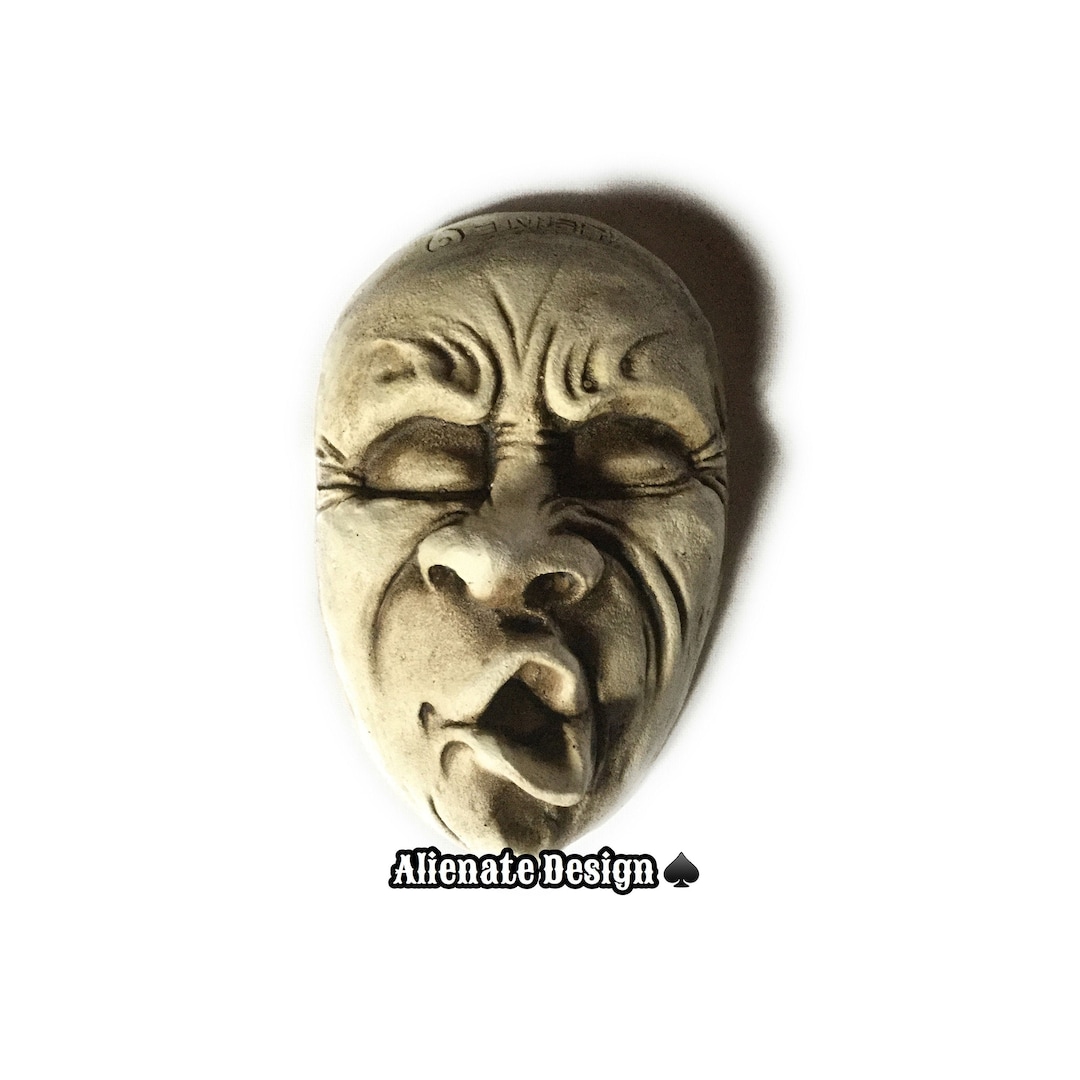 Gargoyle Wall Plaque "ooch" Stone Plaque for Indoors or for the Garden ...