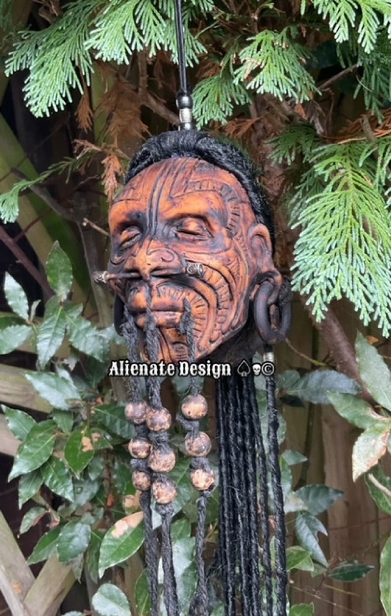 SHRUNKEN HEAD. Tsantsa. Skull. Jivaro. Headhunter. Trophy - Etsy