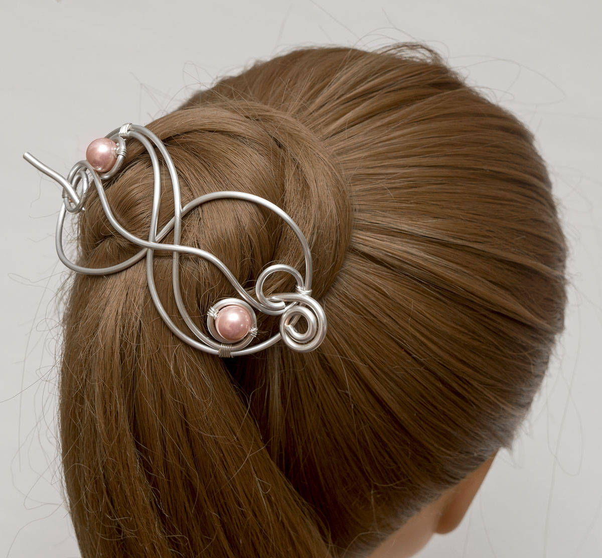 Silver Hair Slidesilver Wire Hair Barrette Long or Thick - Etsy UK