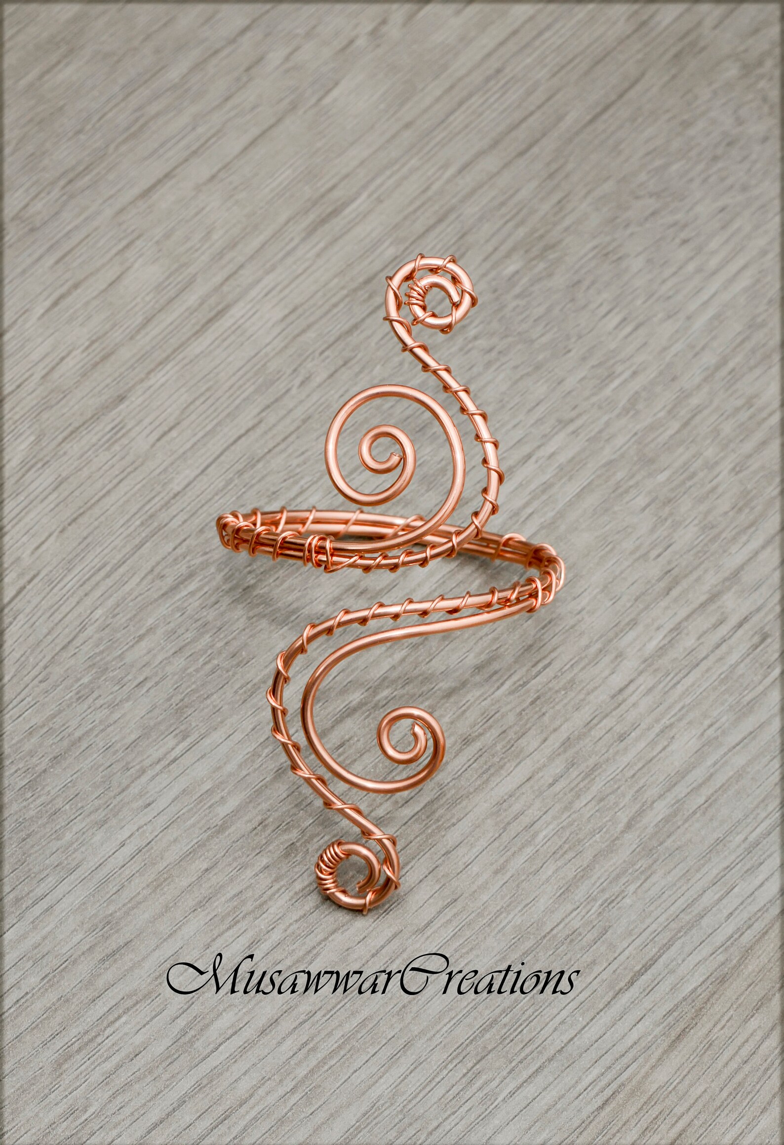 Silver Armarmcuff Swirl Design Upper Arm Cuff silver Plated | Etsy UK