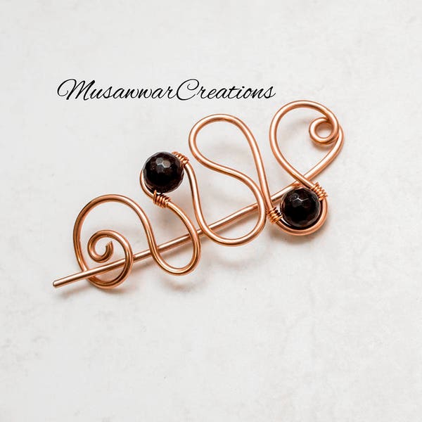 Wire Shawl Pin - Etsy