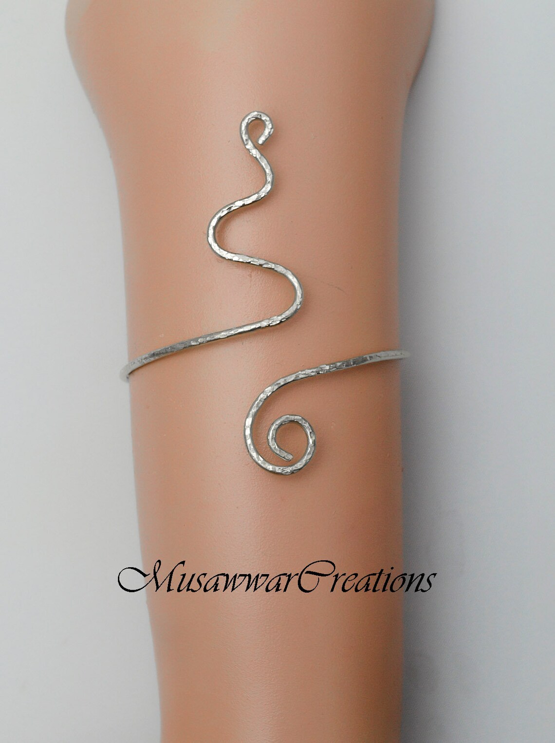 Handmade Copper Armlet Snake Design Upper Arm Cuff Bracelet | Etsy