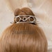Silver Spiral Bun Cuff ,hair Bun Holder,hair Slide , Hair Bun Holder ...