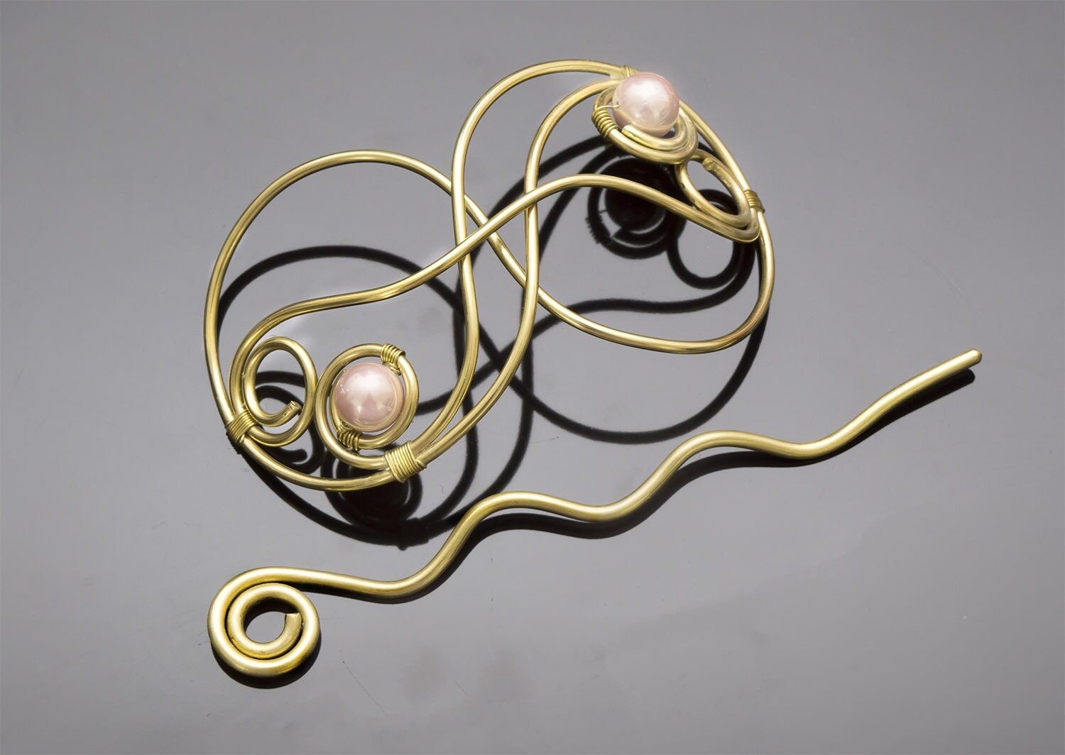 Silver Hair Slidesilver Wire Hair Barrette Long or Thick - Etsy UK