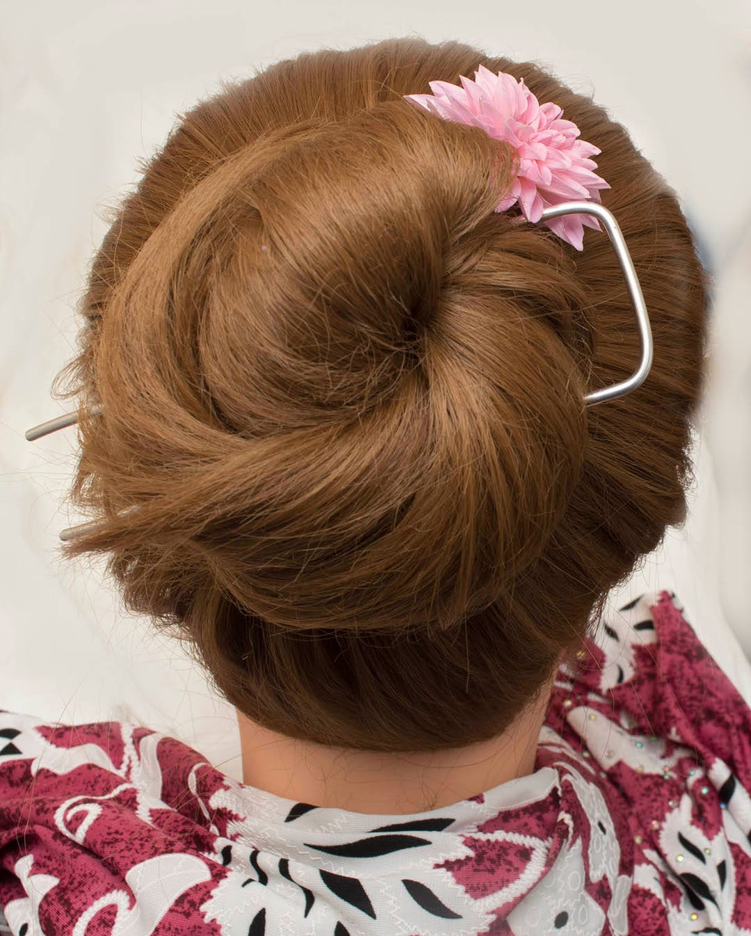 Square Hair Fork Metal Hair Pick Hair Bun Holder Smooth - Etsy