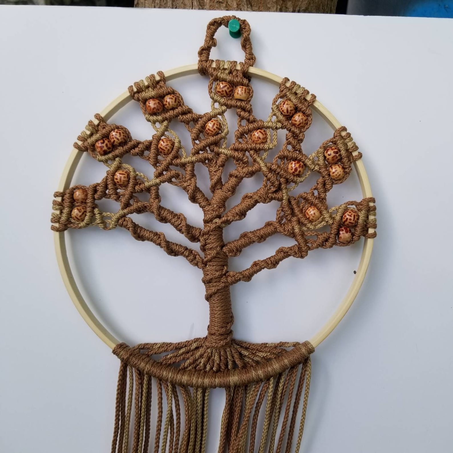 Macrame árbol de la vida pared colgante | Etsy