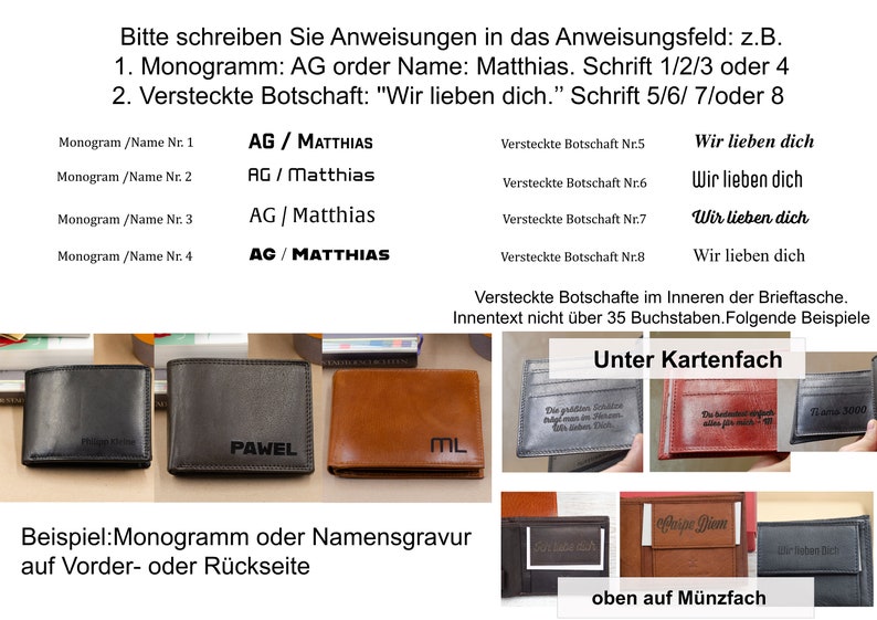 Personalized Wallet for Men. Monogrammed Wallet Credit Card - Etsy