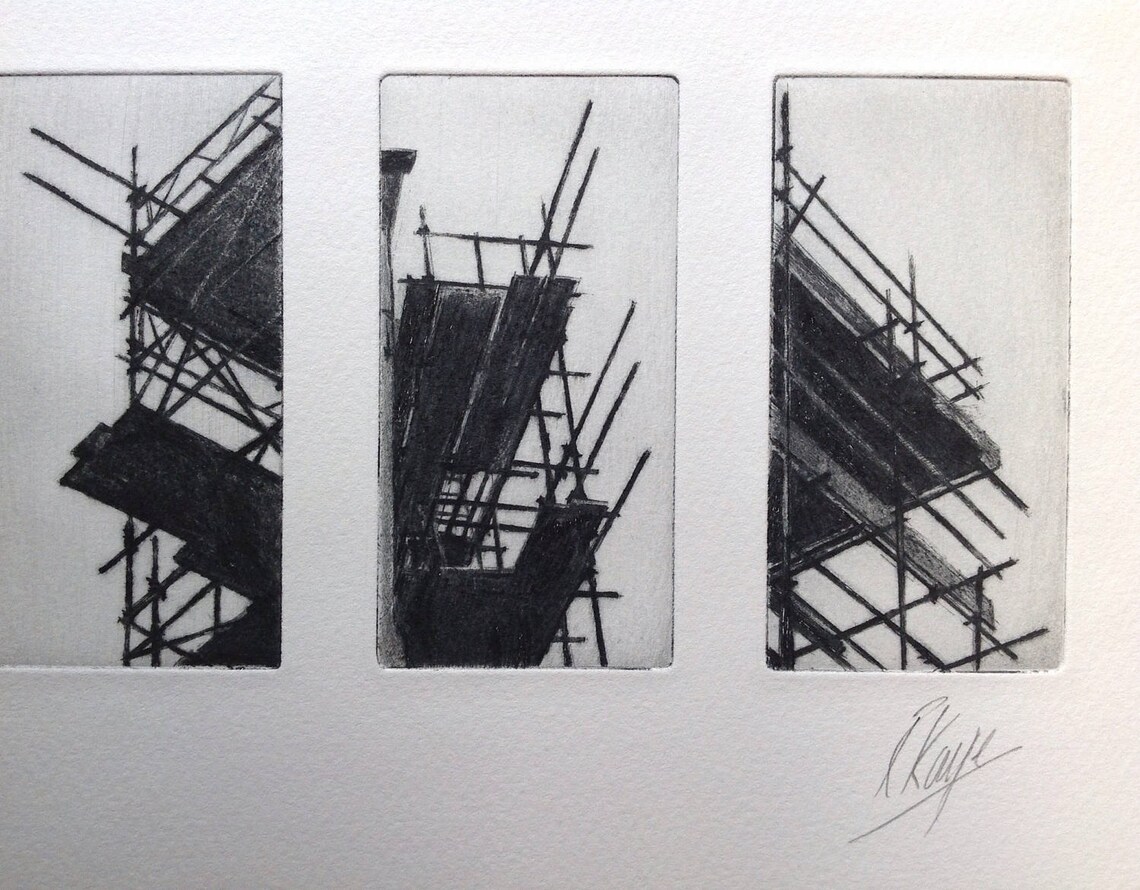 Group of Scaffolding Prints - Etsy